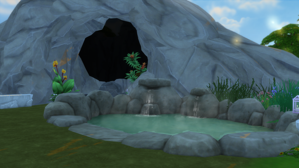 Cave Campsite for Sims 4 ⋆ Violablu ♥ Pixels ♥