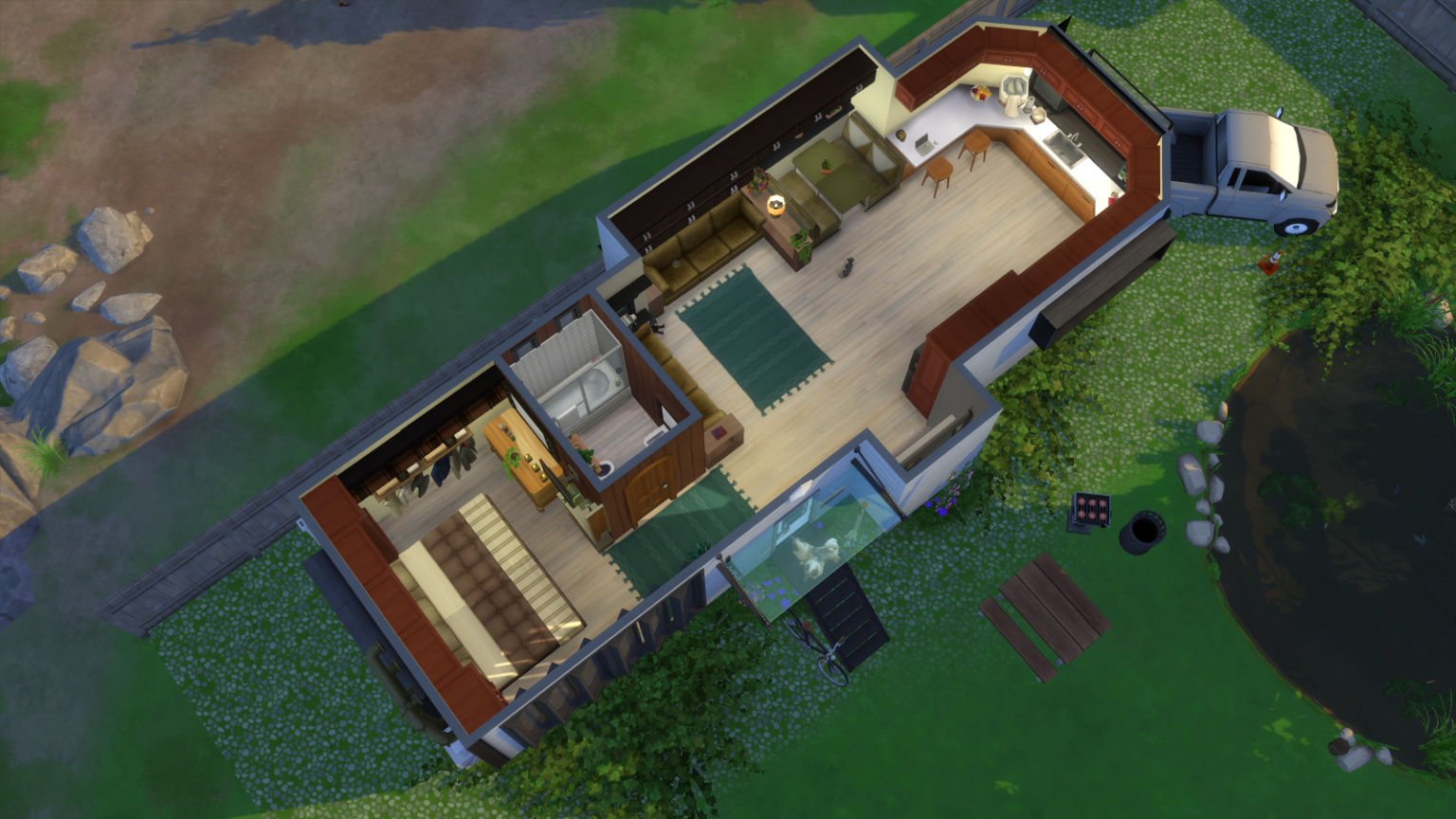 Camper Trailer for Sims 4 ⋆ Violablu ♥ Pixels ♥