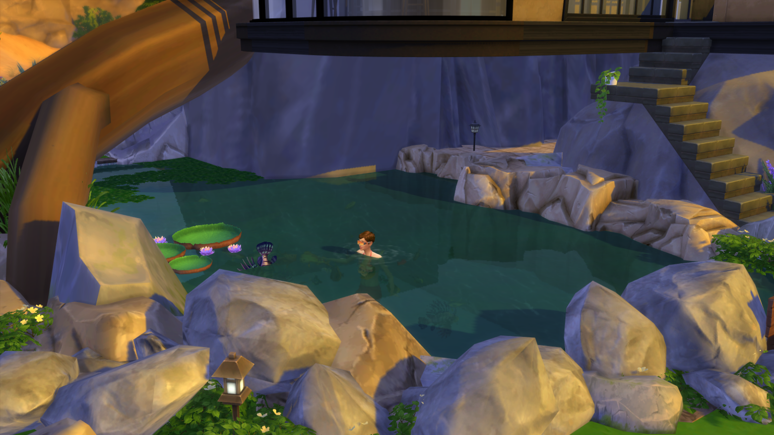 On The Rox House for sims 4 – Violablu ♥ Pixels ♥