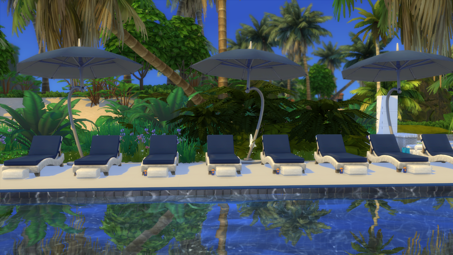 Parrot Key Hotel for Sims 4 - Speed build & Download ⋆ Violablu ♥ Pixels ♥
