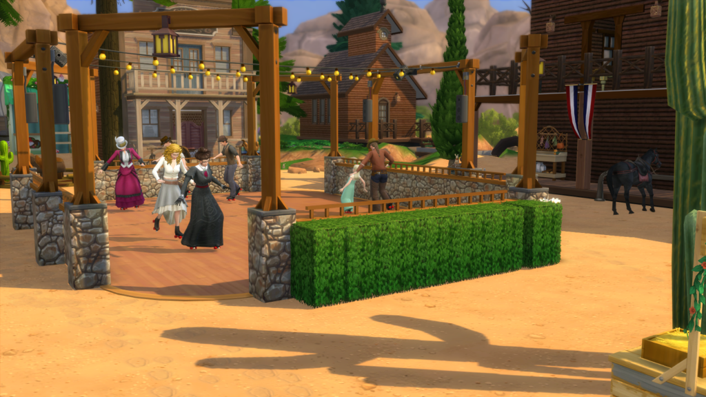 A Western Town for Sims 4 Speed Build and Download ⋆ Violablu ♥ Pixels ♥