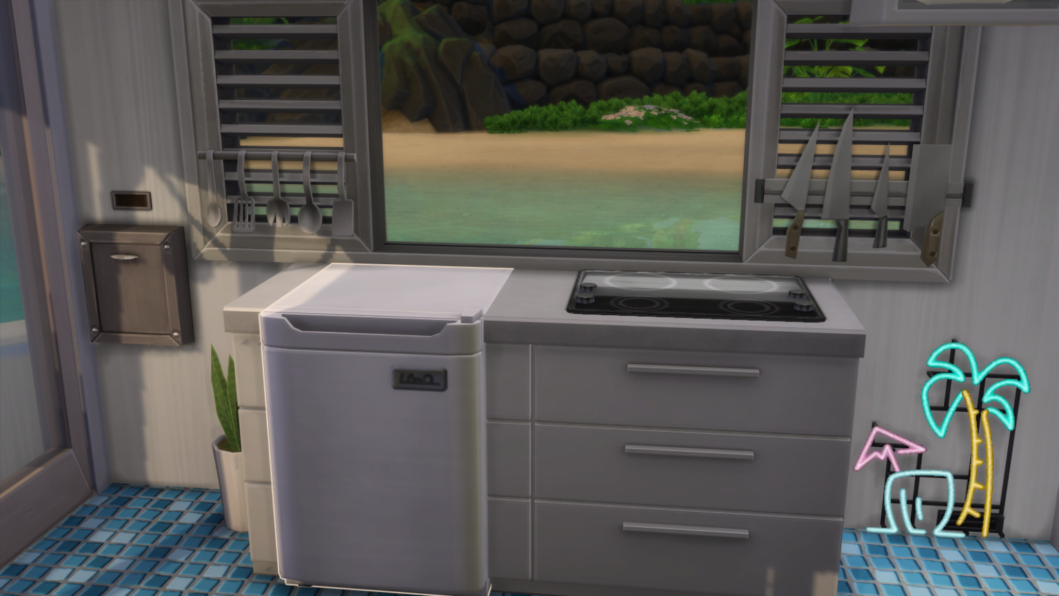 Small White Boat for Sims 4 Speed Build and Download ⋆ Violablu ♥ Pixels ♥