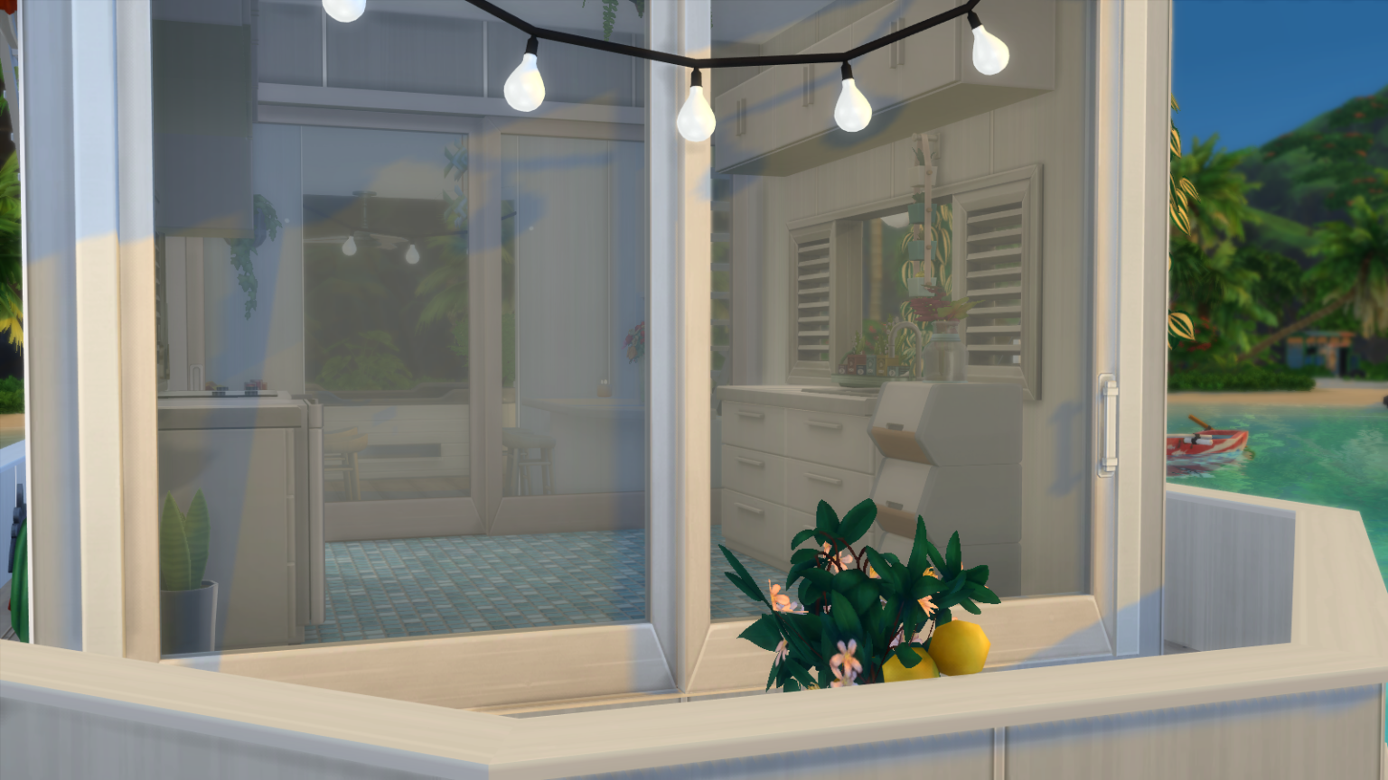 Small White Boat for Sims 4 Speed Build and Download ⋆ Violablu ♥ Pixels ♥