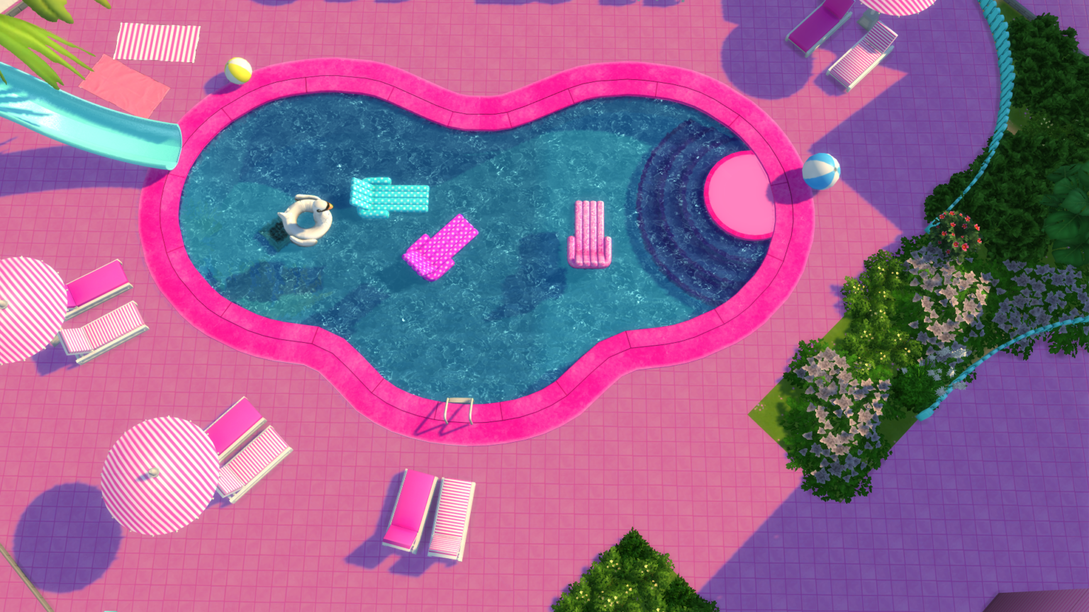 Barbie Swimming Pool for Sims 4 ⋆ Violablu ♥ Pixels ♥